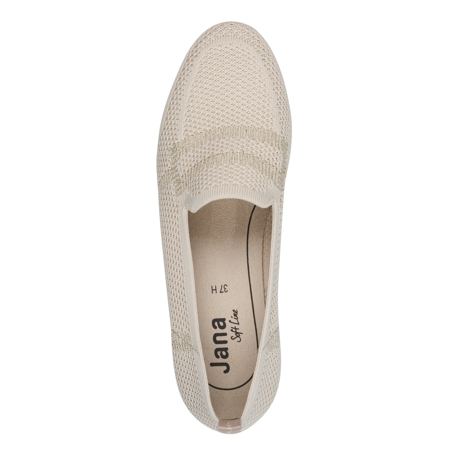 Jana Softline Texture Slip On Shoes - Beige – Barratts Shoes